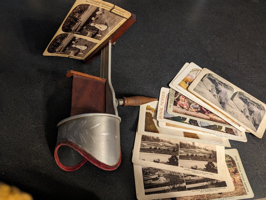 The Perfecscope Antique Stereoscope and Stereoviews Bundle Set - Etsy