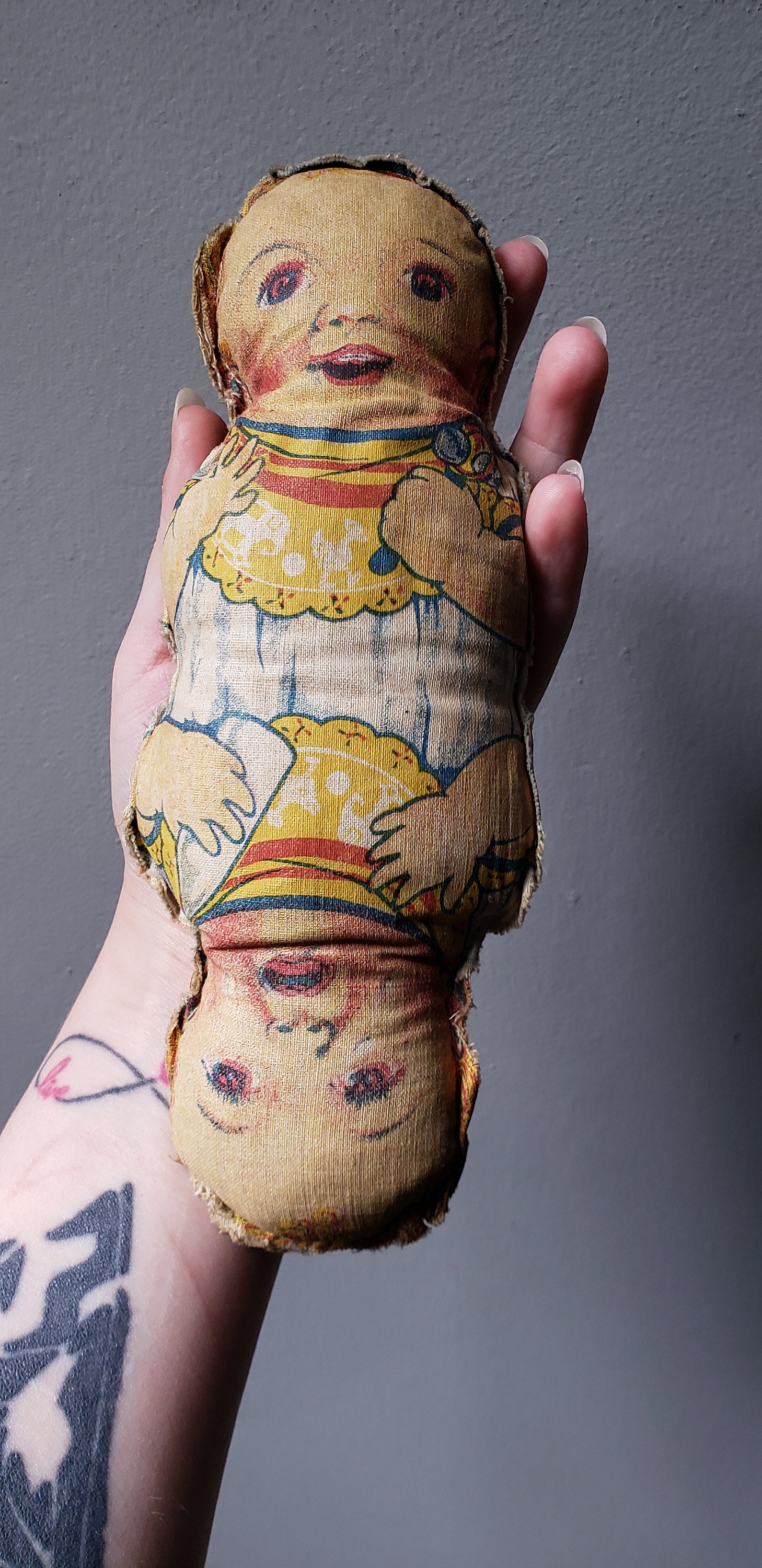 Antique Vintage Creepy Double Sided Doll - Etsy