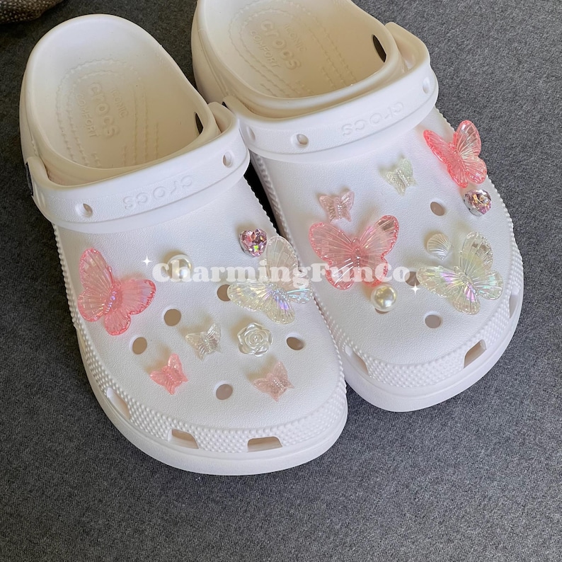 SET Butterfly Shoe Charms Shoe Decorations Clips-summer Edition - Etsy