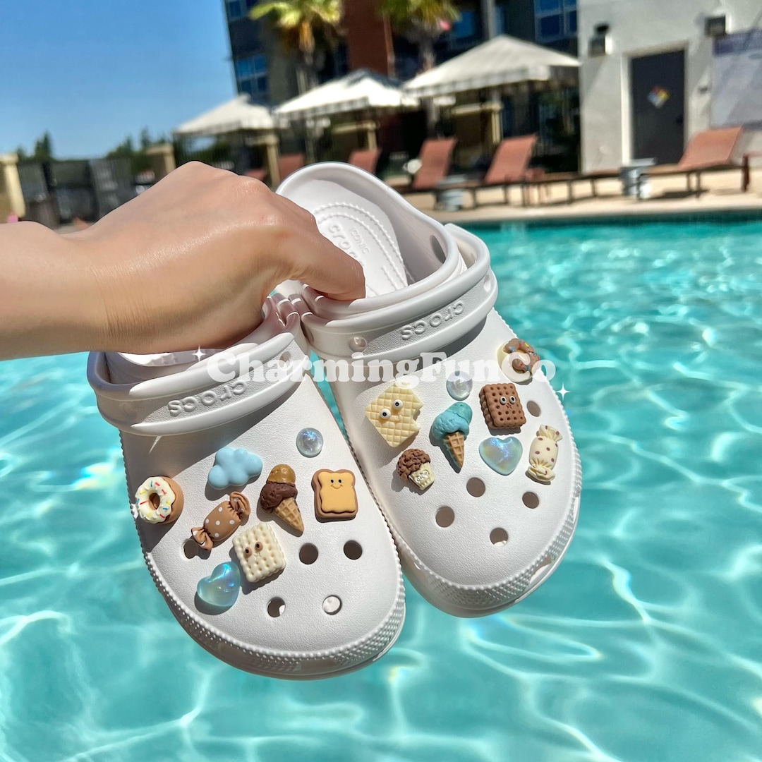 16PCS Set Ice Cream Croc Charms Shoe Accessories-clips Jibbitz - Etsy