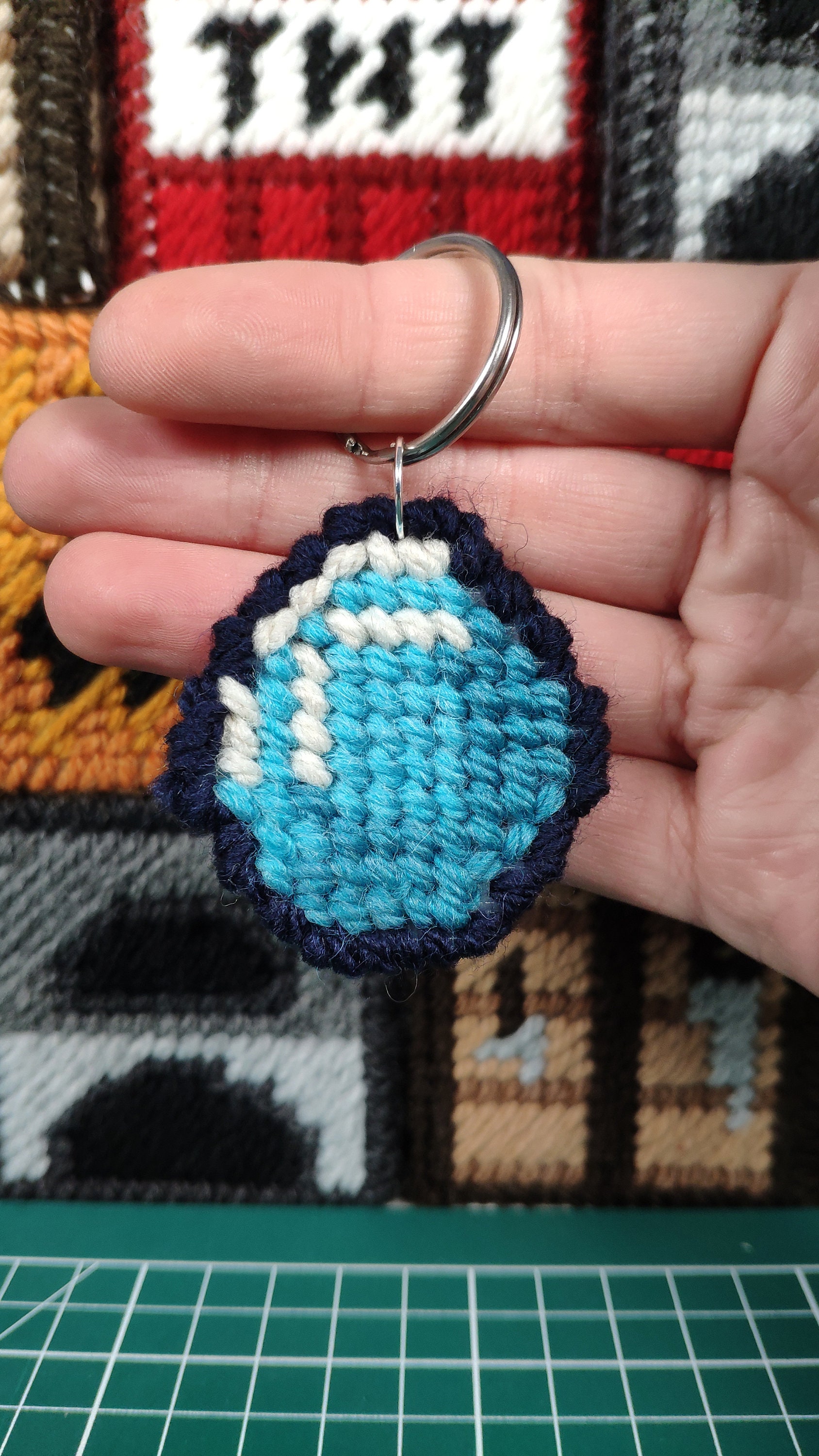 Minecraft Ores Plastic Canvas Pattern, Download Pdf, Gamer Desk Decor ...