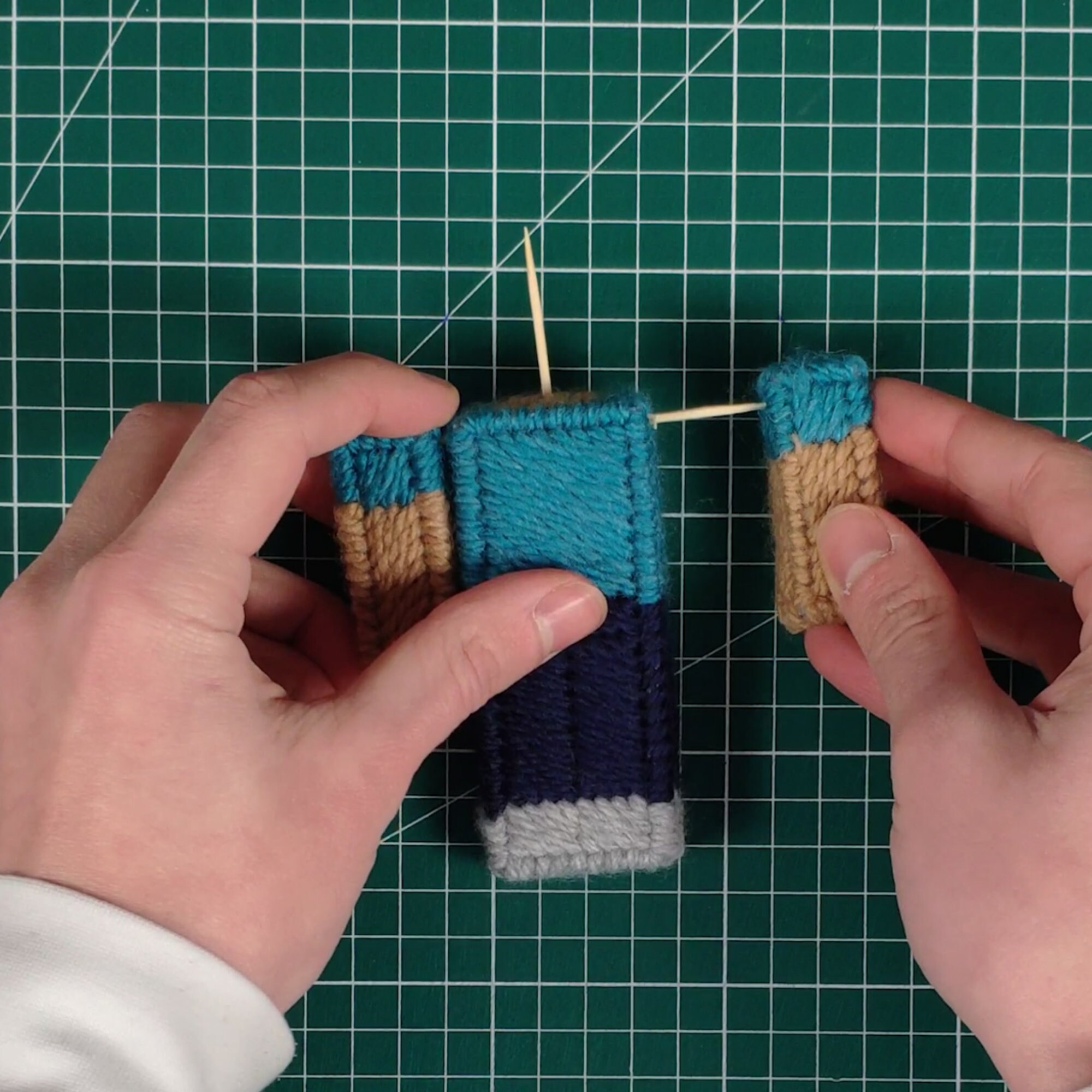 Minecraft Steve Plastic Canvas Pattern, Download Pdf, Gamer Desk Decor ...