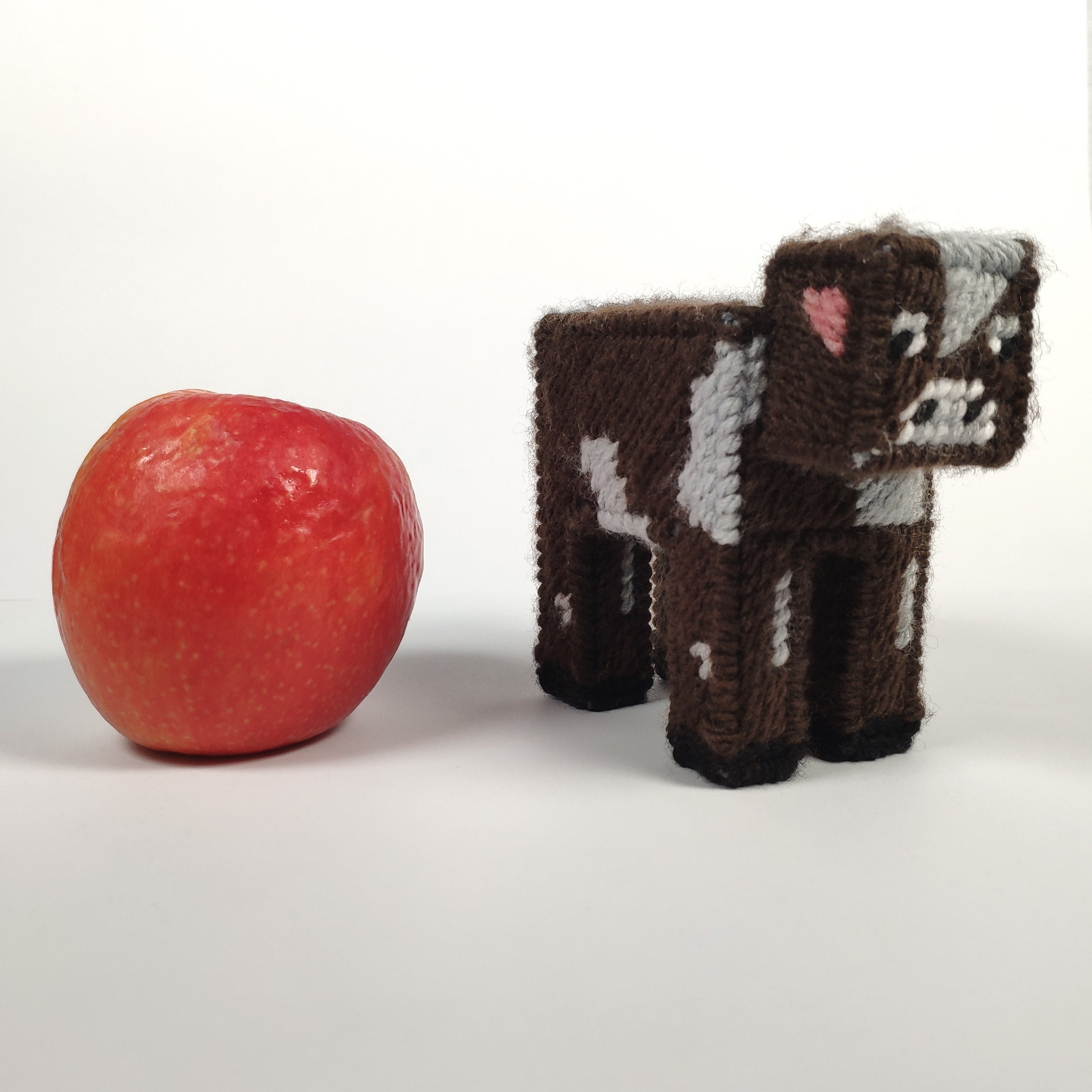 Minecraft Cow Plastic Canvas Pattern, Download Pdf, Gamer Desk Decor - Etsy