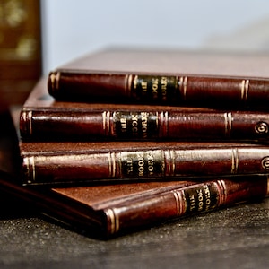 Book Coasters set of 4 - Etsy