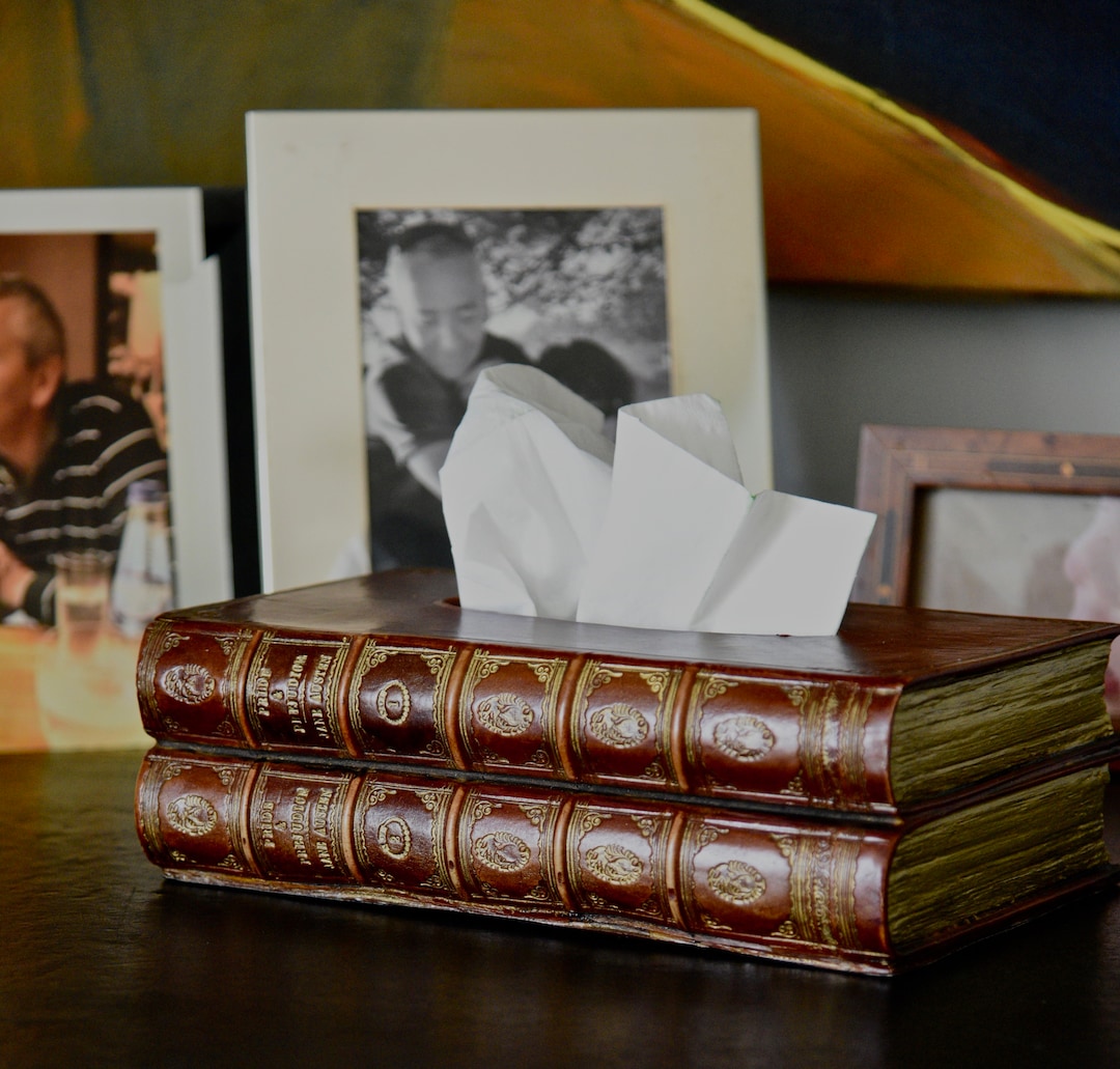 Book Tissue Box Cover - Etsy