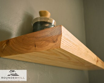 Beveled Wood Shelf - Etsy