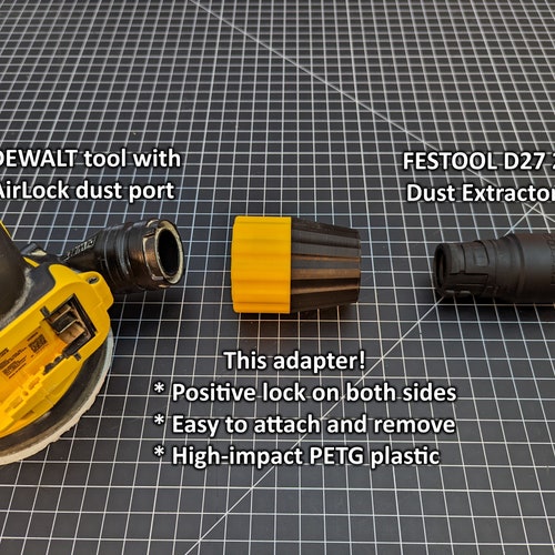 Locking Adapter to Connect FESTOOL™ CLEANTEC Dust Extractor to - Etsy