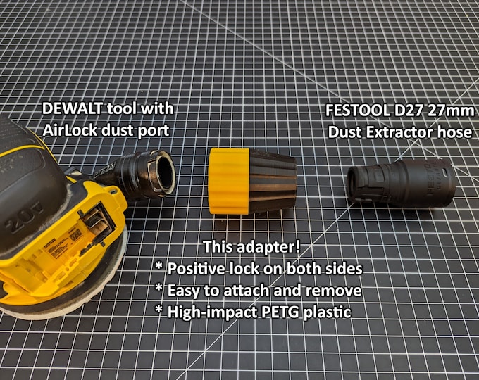 Dewalt Airlock Adapter for DW Pad Sanders (ex:dcw210,dwe6423,dcw200) to ...