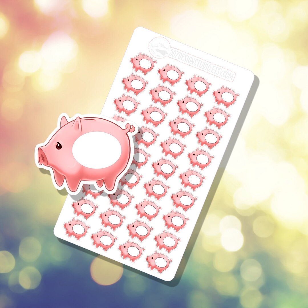 Piggy Bank Savings Challenge | Fillable Tracker | Budgeting Planner ...