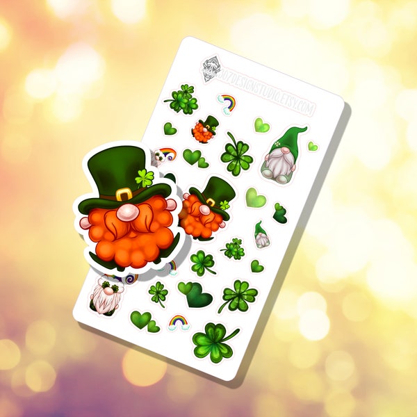 Lucky Sticker Sheet - Etsy