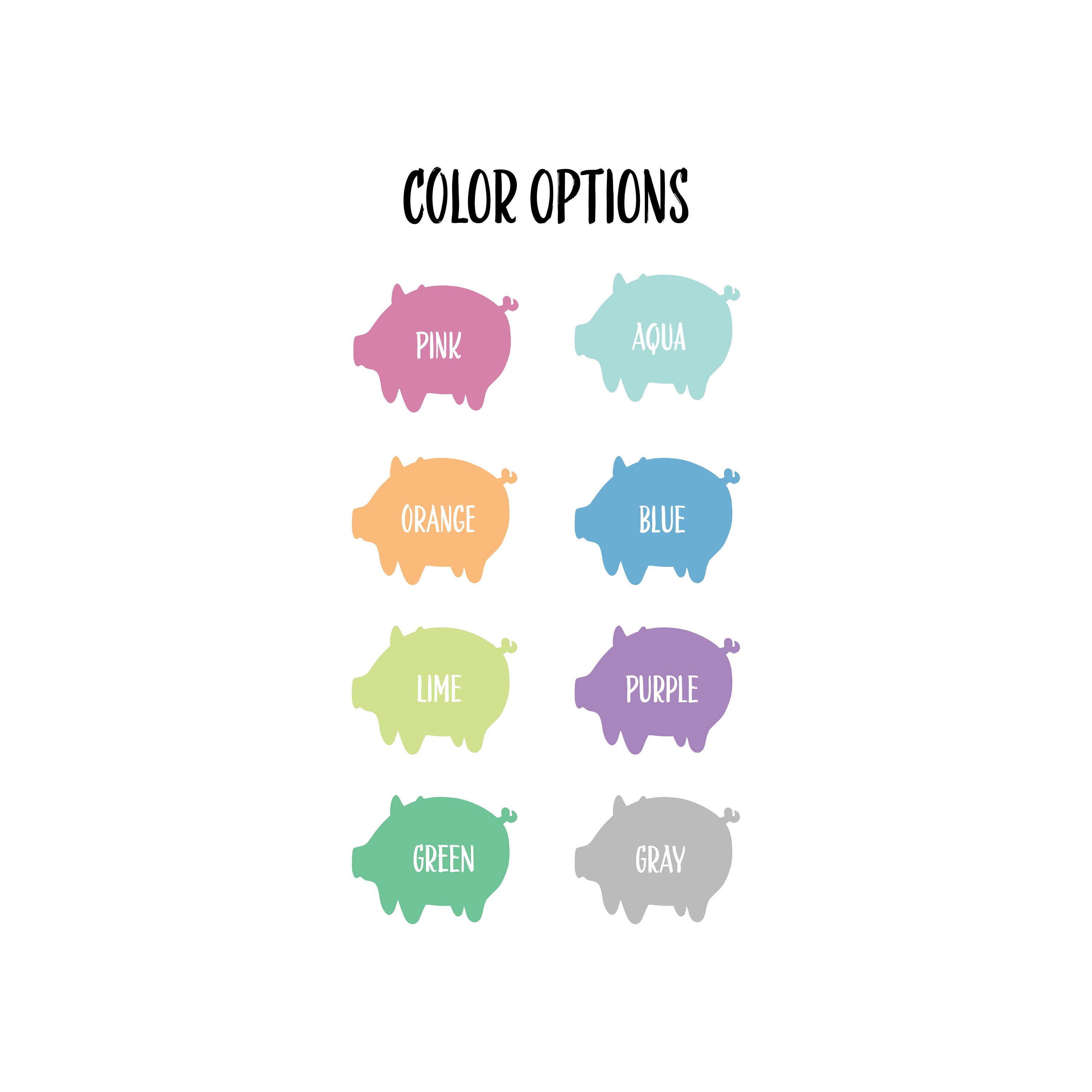 Piggy Expense Tracker Sticker Sheet | Bundle and Save | Multiple Size ...