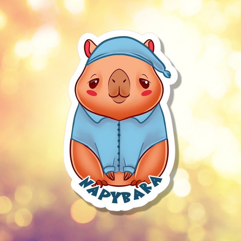 Unique Capybara Stickers - Etsy