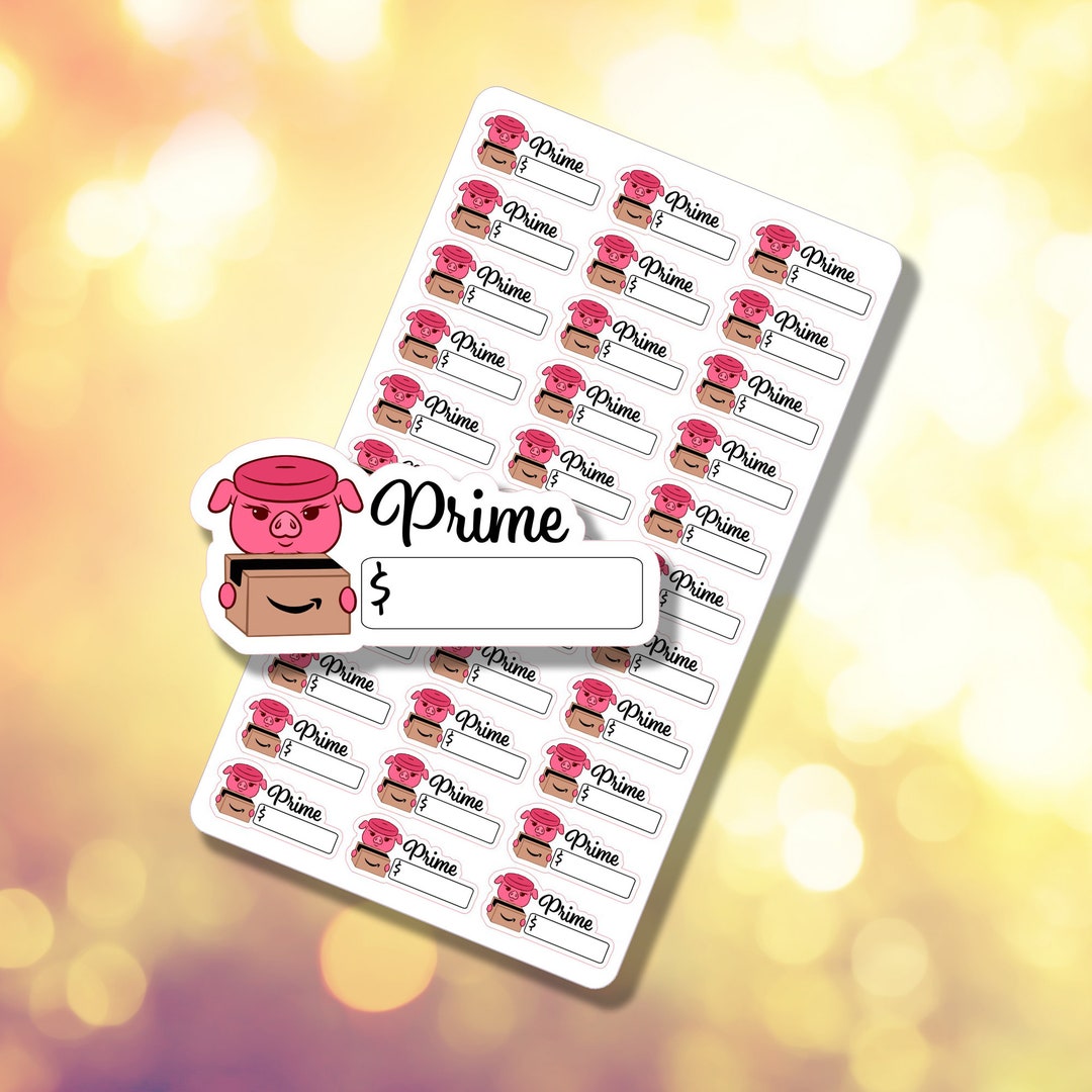 Prime Payment Due Fillable Sticker | Budgeting | Planner Sticker Sheet ...