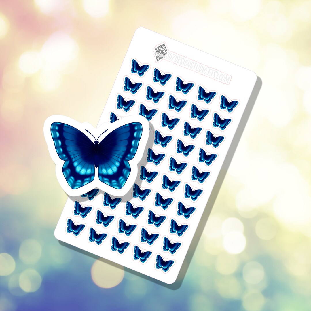 Butterfly Icon Sticker Sheet | Journaling Planning Stickers | Cute ...