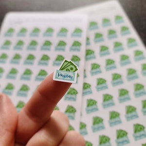 Payday Cash Envelopes Budgeting Sticker Sheet Planners Budget Journals ...