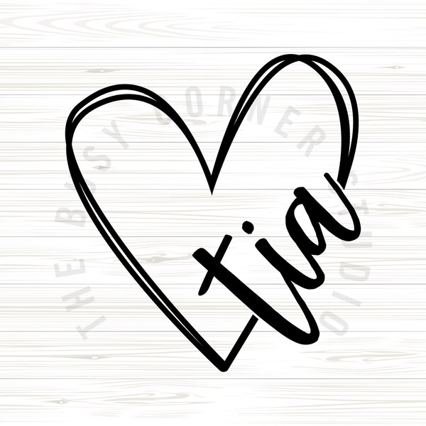 Tia Svg - Etsy