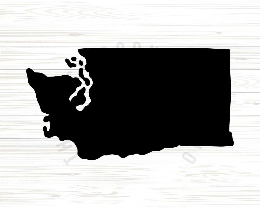 Washington State Silhouette Instant Digital Download Svg Png - Etsy
