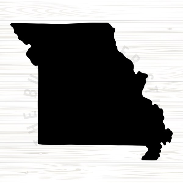 Missouri Silhouette - Etsy