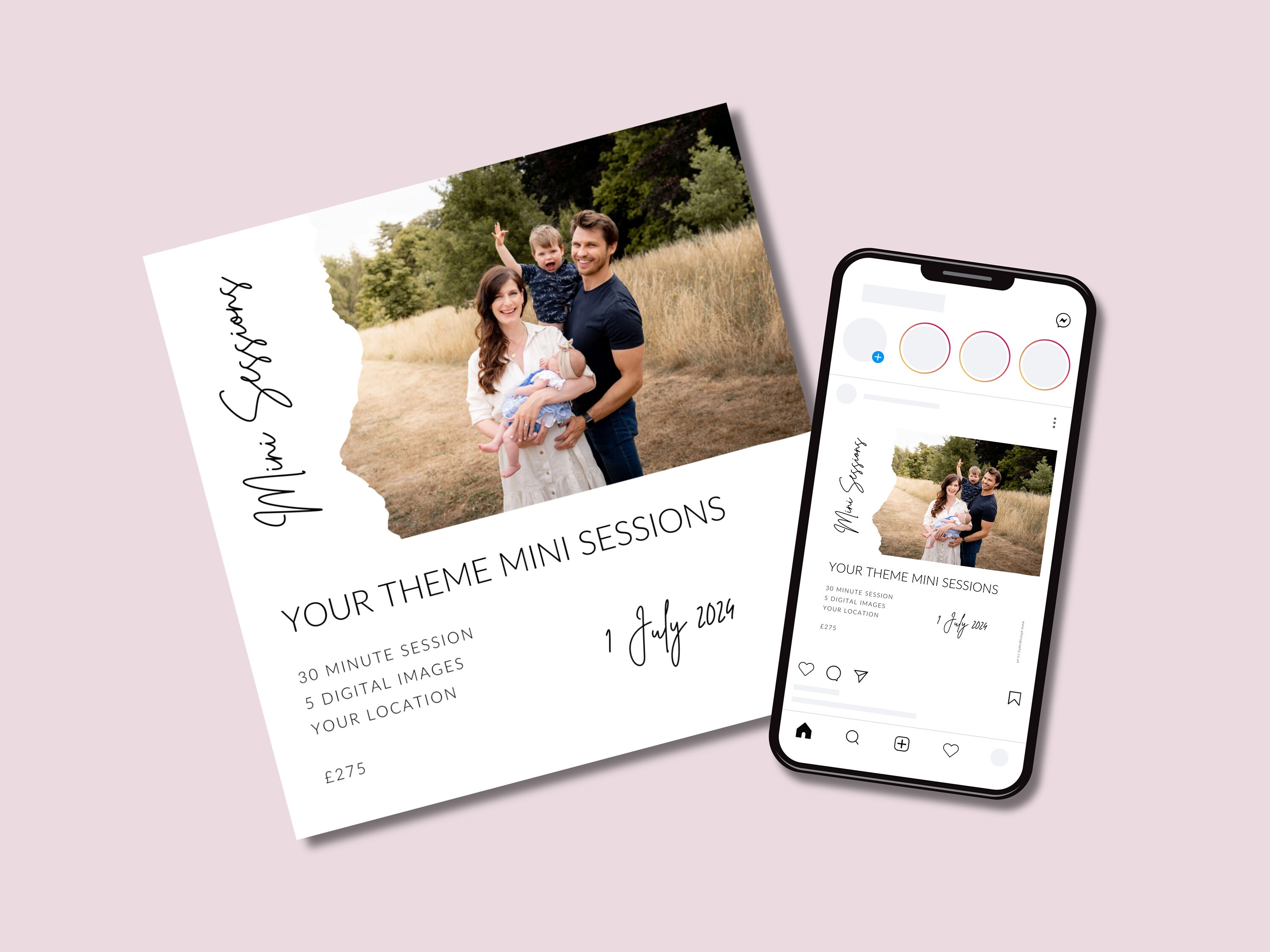 Mini Session Template Photography Mini Session Photographer Marketing ...