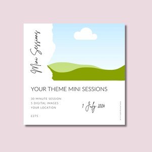 Mini Session Template | Photography Mini Session | Photographer ...