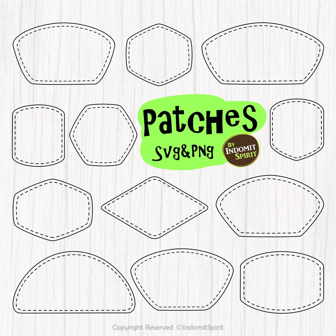 Patch Svg /dotted Outline Svg / Patches Rounded Corners / Patches ...