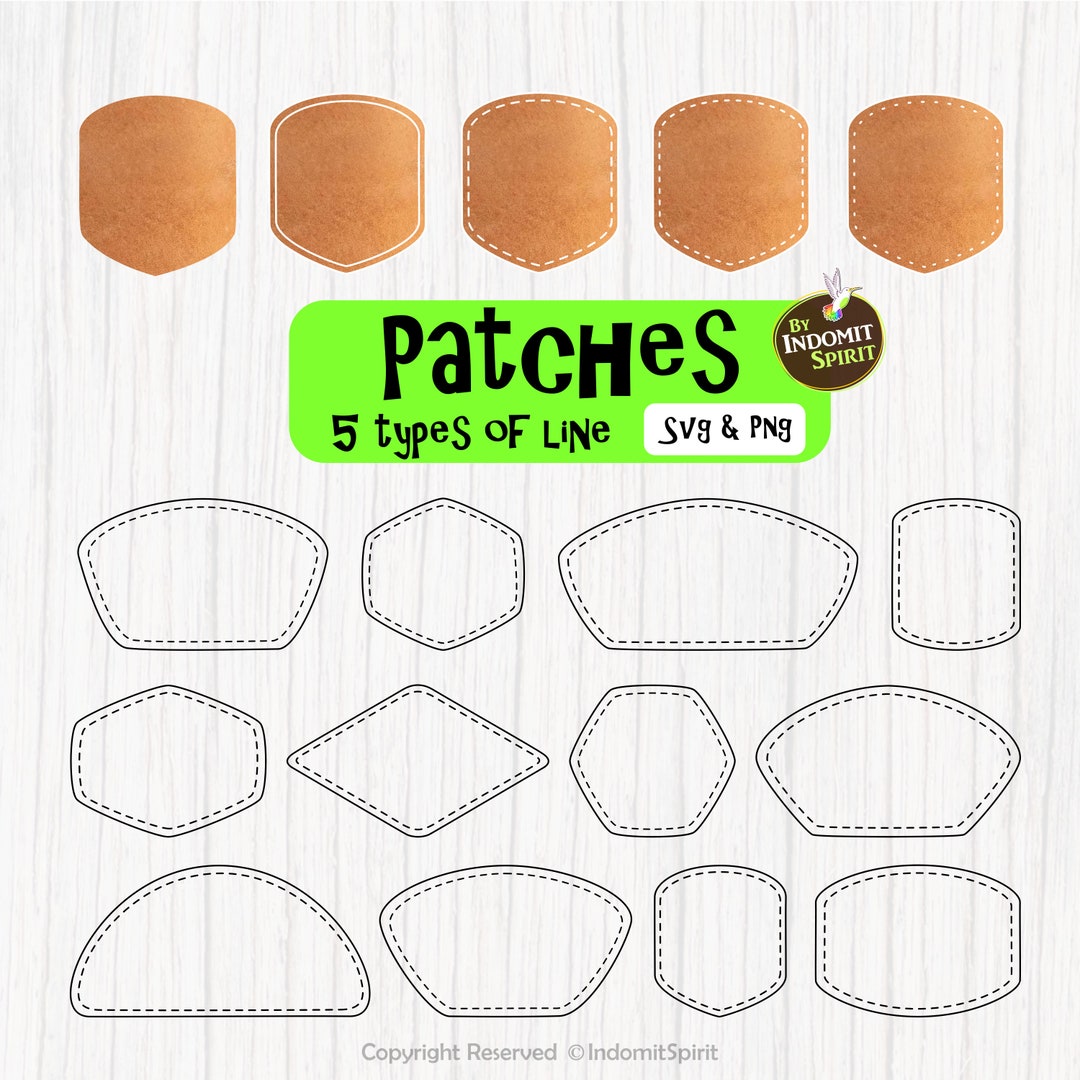 Patch Svg & Png /dotted Outline Svg / Patches Rounded Corners / Patches ...