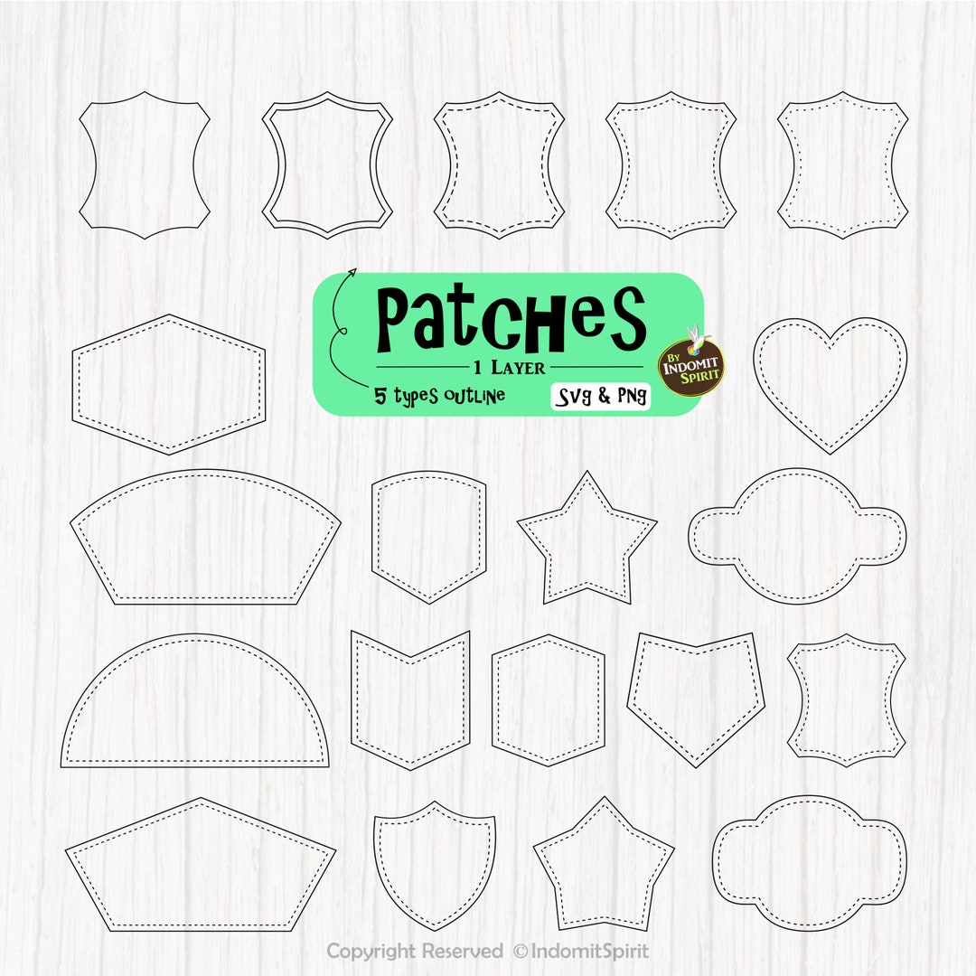 Patch Svg Png /dotted Outline Svg / Patches Leather Png / Hat Tag Svg ...
