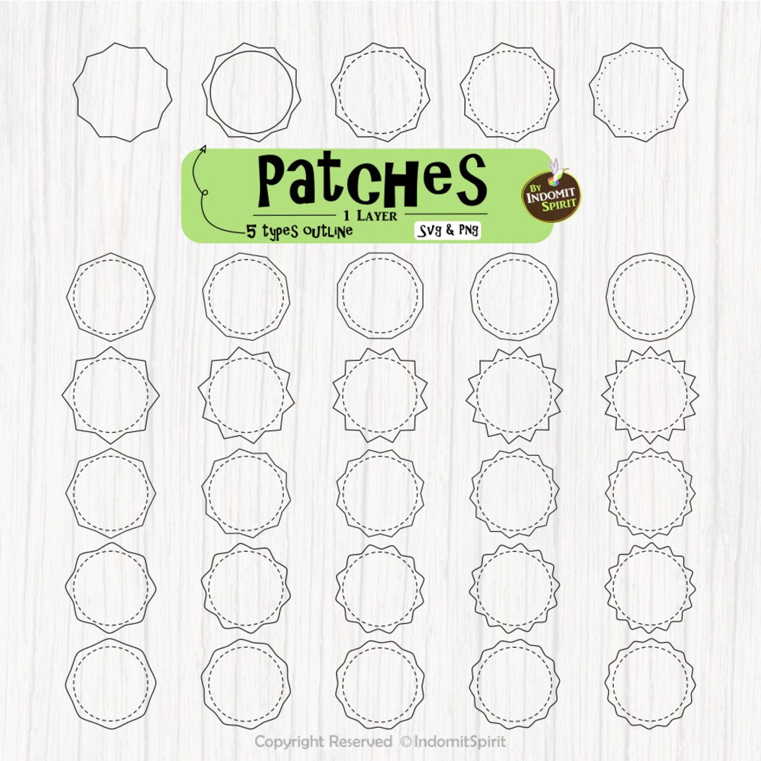 Patch Svg Png / Dotted Outline Svg / Patches Leather Png / Hat Patches ...