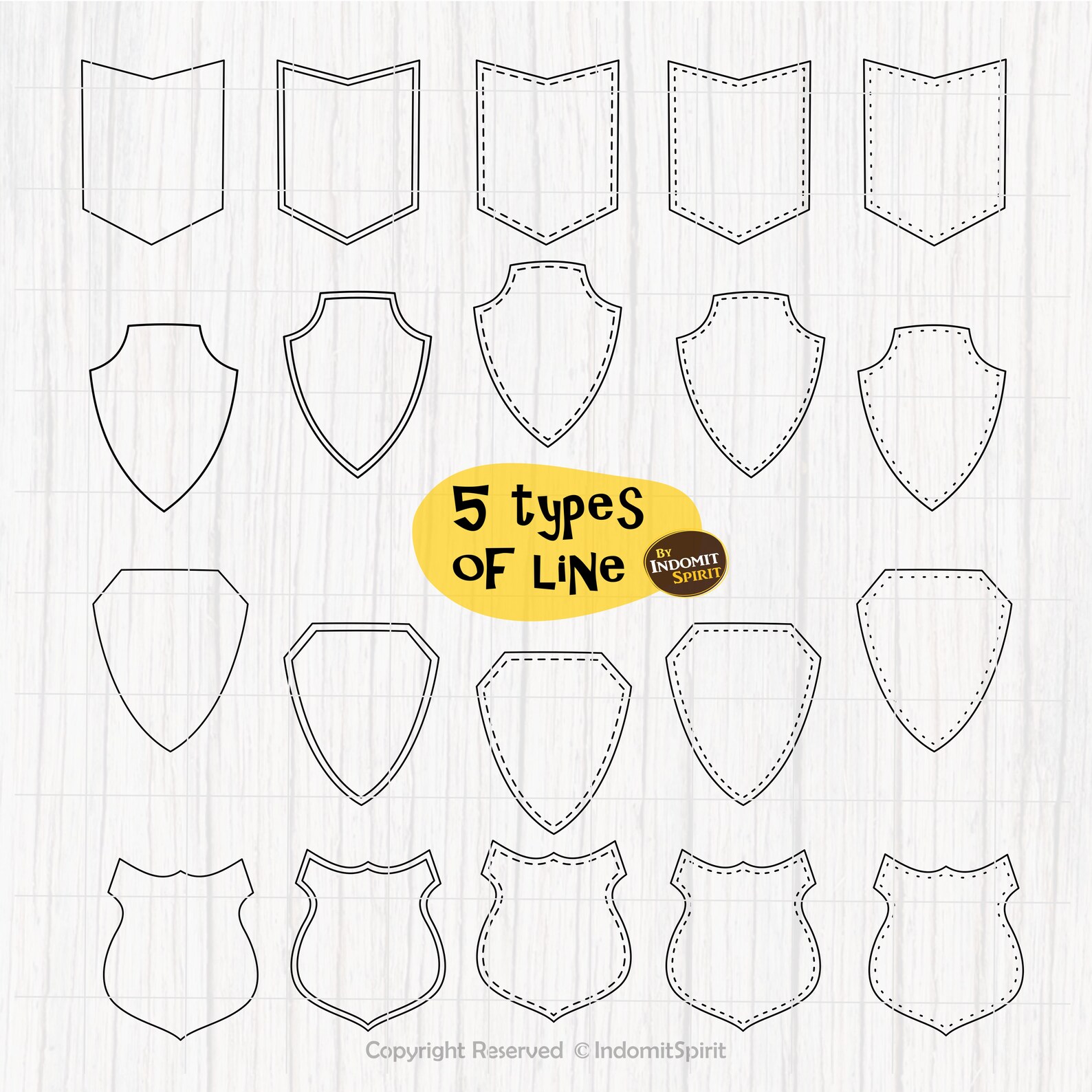 Shield Patch Svg & Png / Shield Label Svg-png / Dotted Outline Svg ...