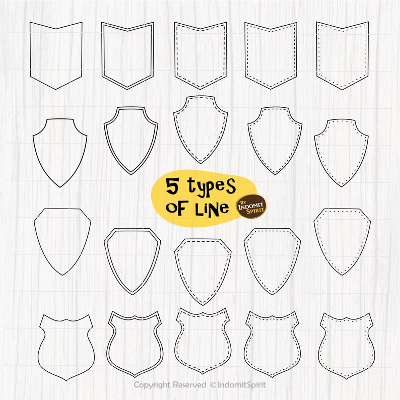 Shield Patch Svg & Png / Shield Label Svg-png / Dotted Outline Svg ...