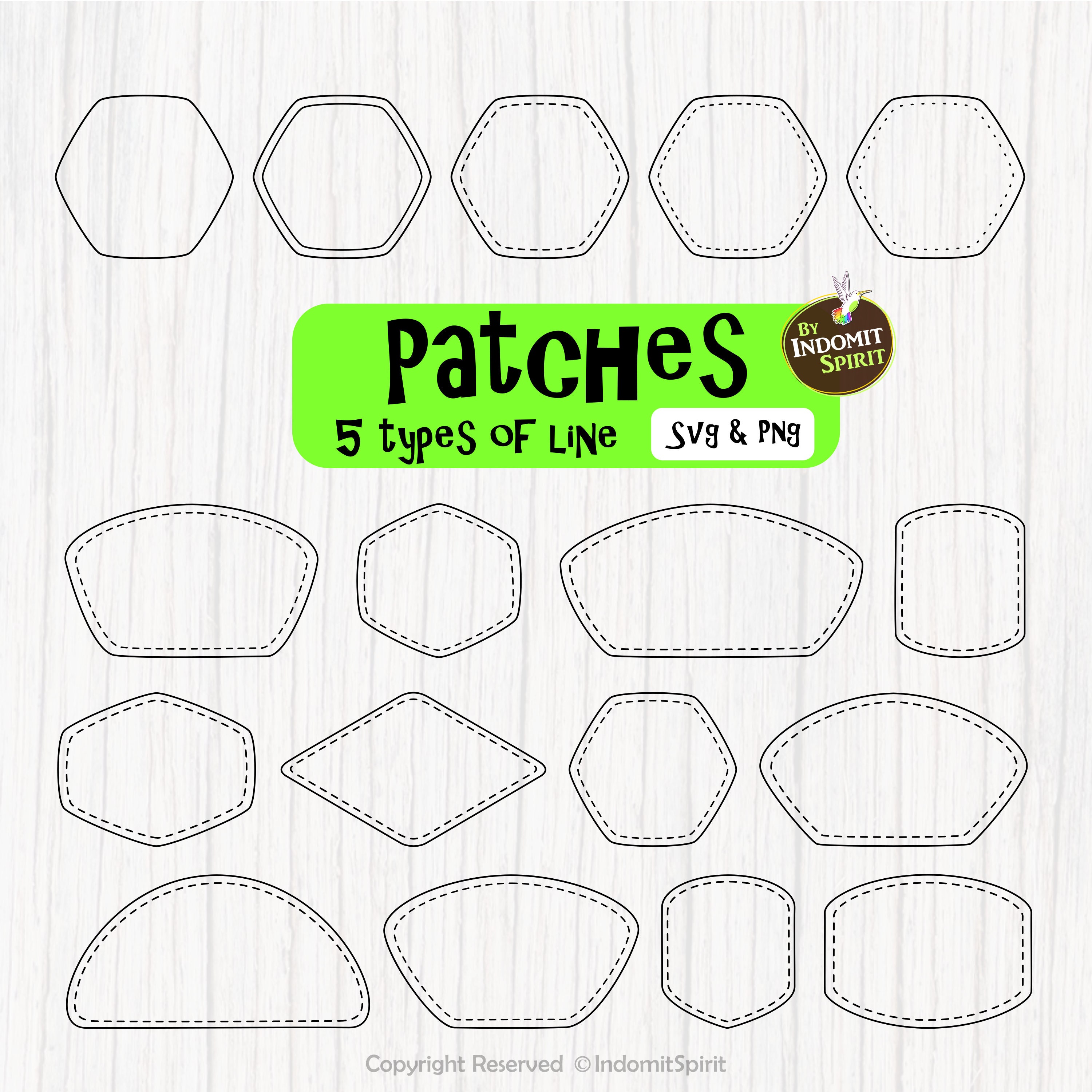 Patch Svg & Png /dotted Outline Svg / Patches Rounded Corners / Patches ...