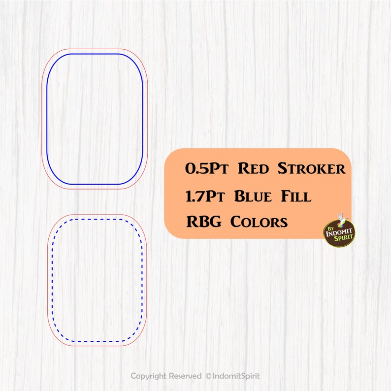 2 Layers Patch Svg & Png / Laser Cutting Patches / Square Patches ...