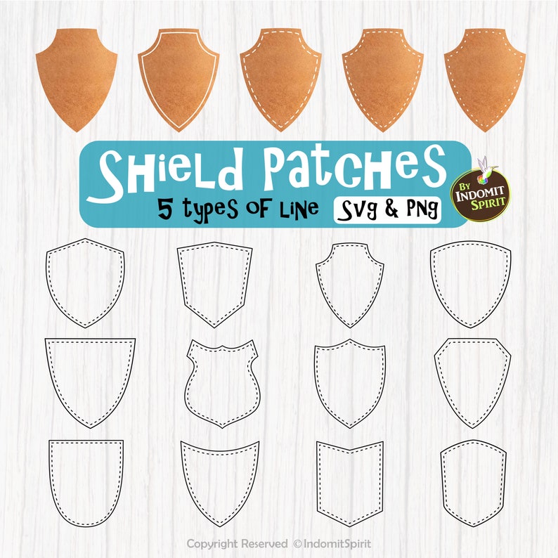 Shield Patch Svg & Png / Shield Label Svg-png / Dotted Outline Svg ...