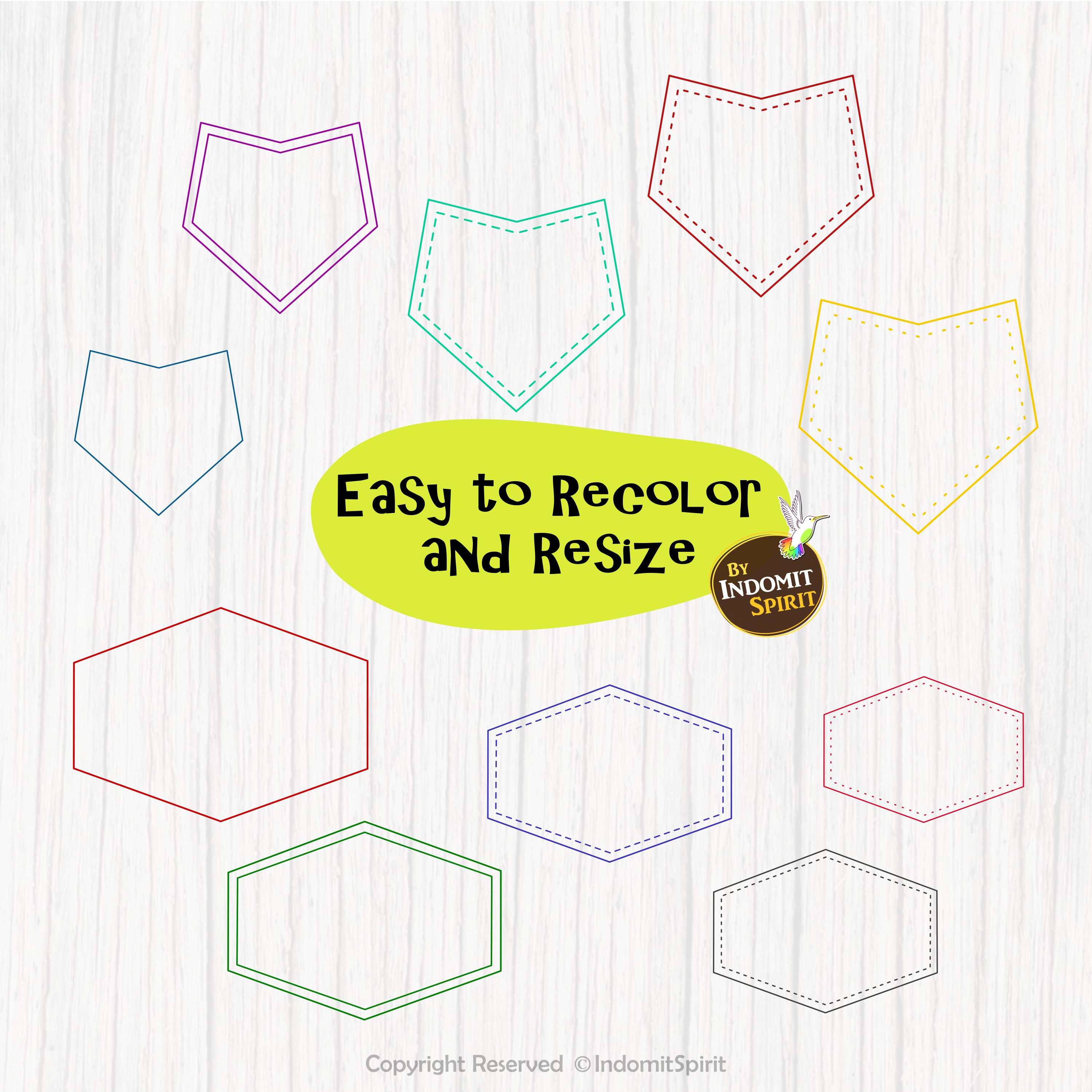 Patch Outline SVG Bundle, 75 Designs (digital Download) - Etsy