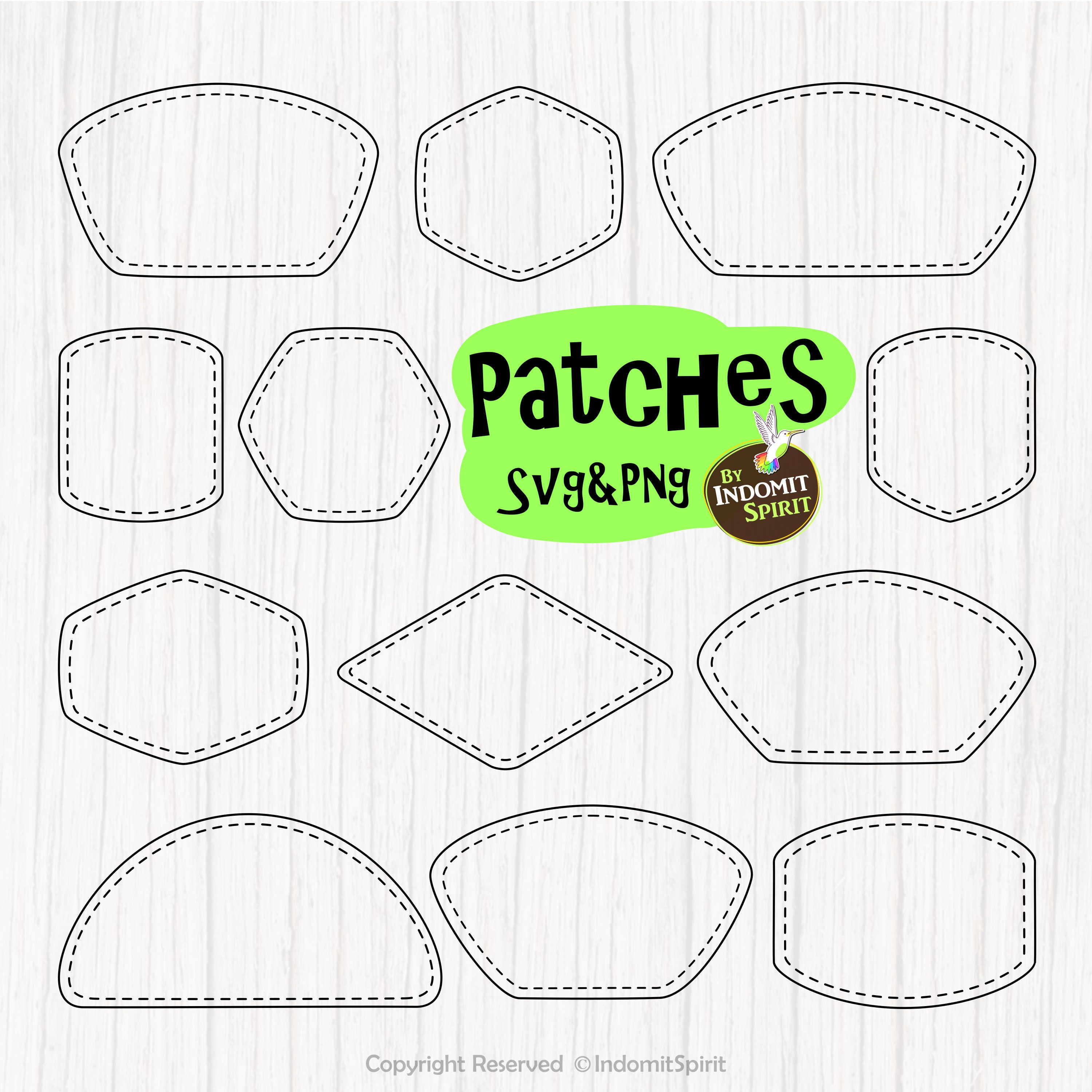 Patch Svg & Png /dotted Outline Svg / Patches Rounded Corners / Patches ...
