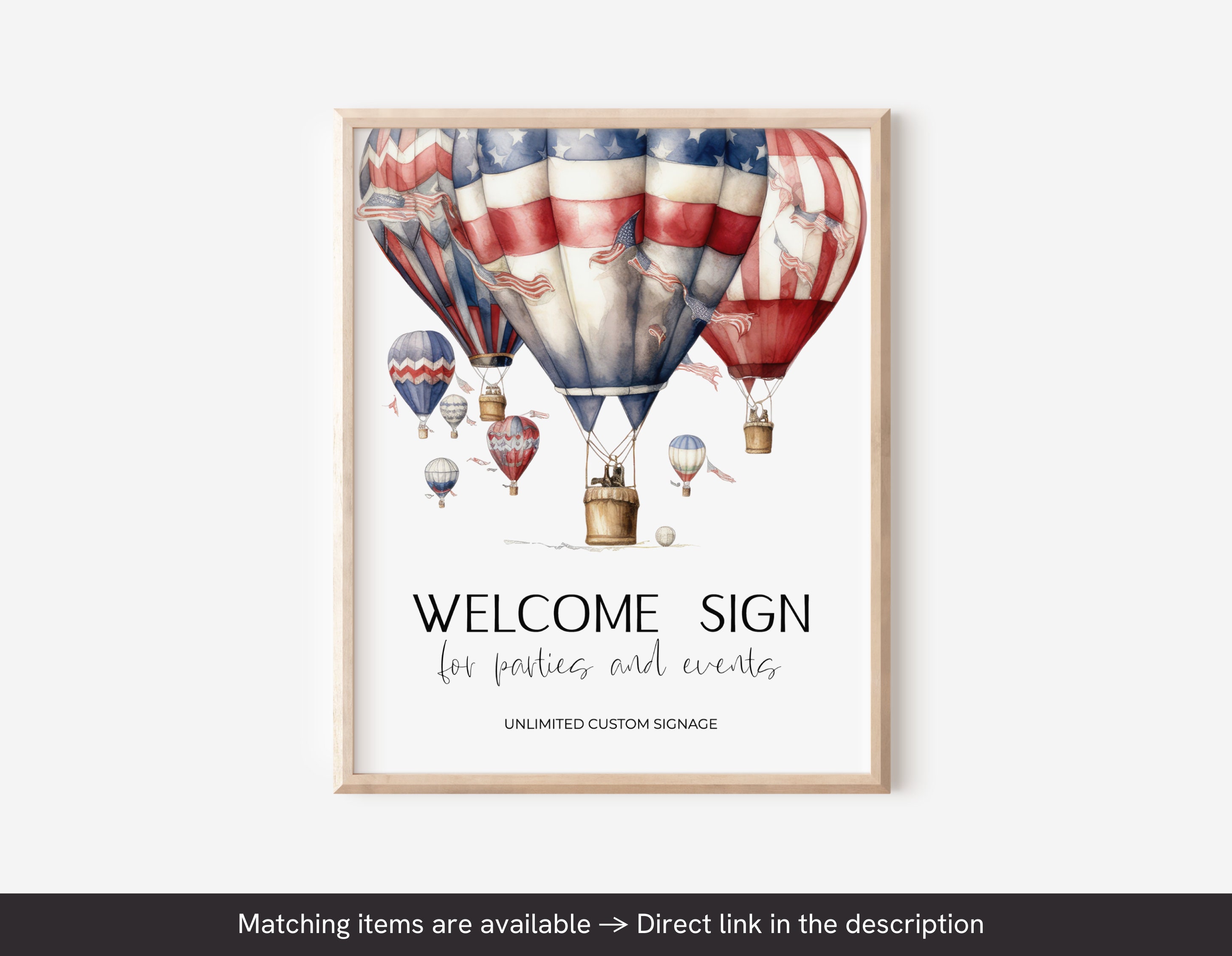 American Flag Menu Template, Patriot Event Menu, Menu for the 4th of ...