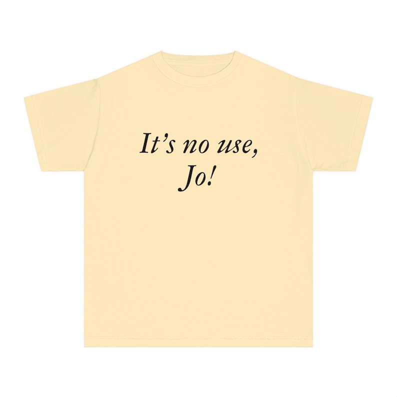 Y2k Baby Tee Clothing It's No Use Jo Little Women Laurie - Etsy