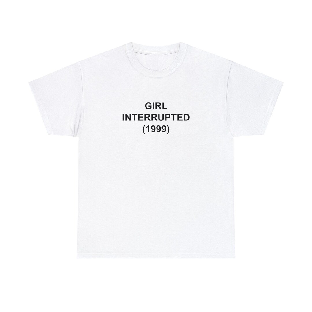 Girl Interrupted 1999 Film Title Card Graphic T-shirt Unisex Heavy ...
