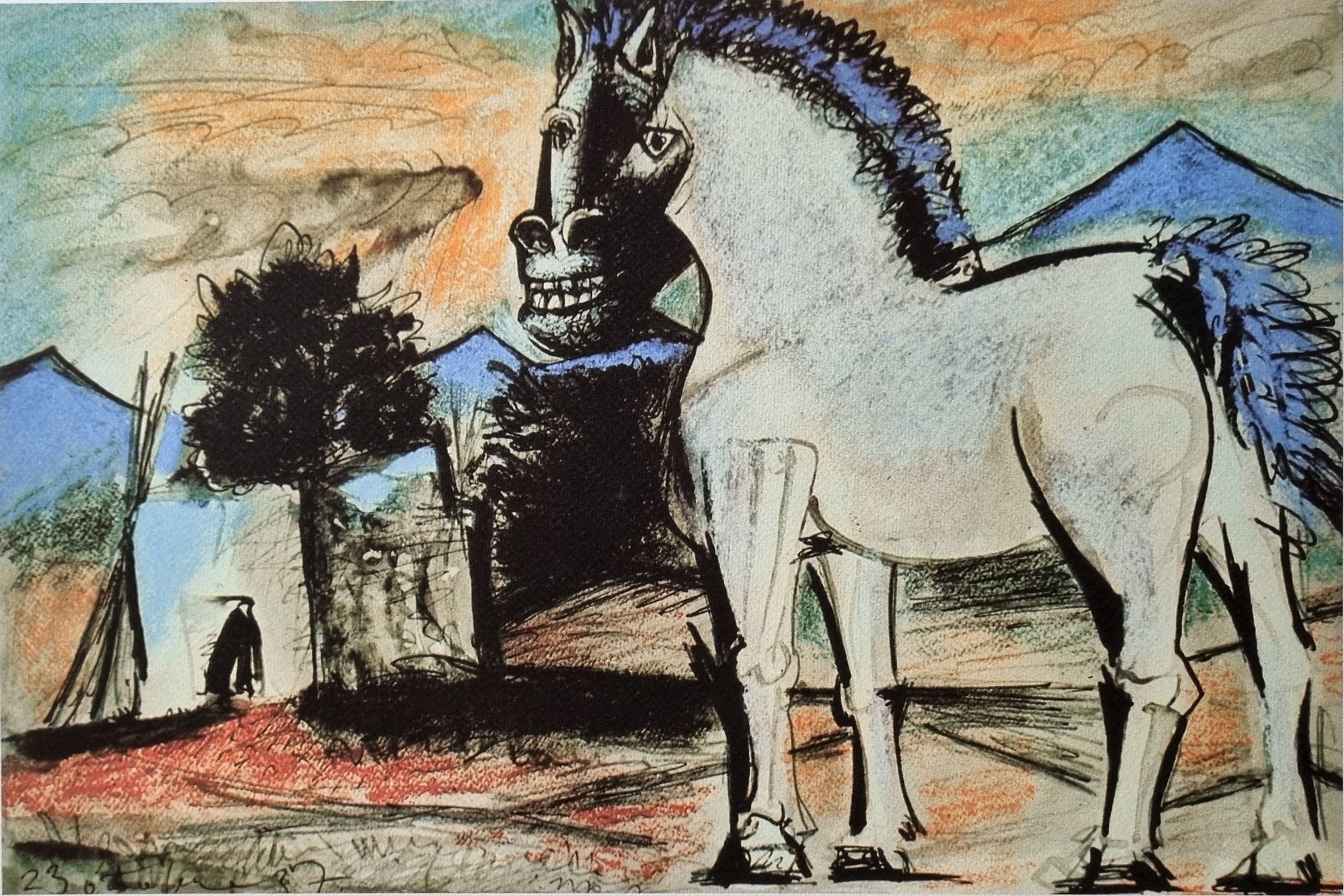 Pablo Picasso Lithographic Edition Reproduced in 200 Copies Numbered in ...