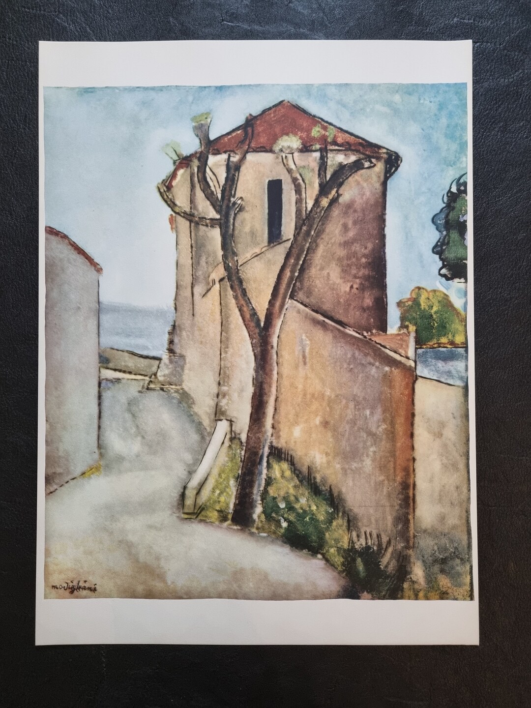 Amedeo Modigliani the Only Landscape Painted by Modigliani Vintage ...