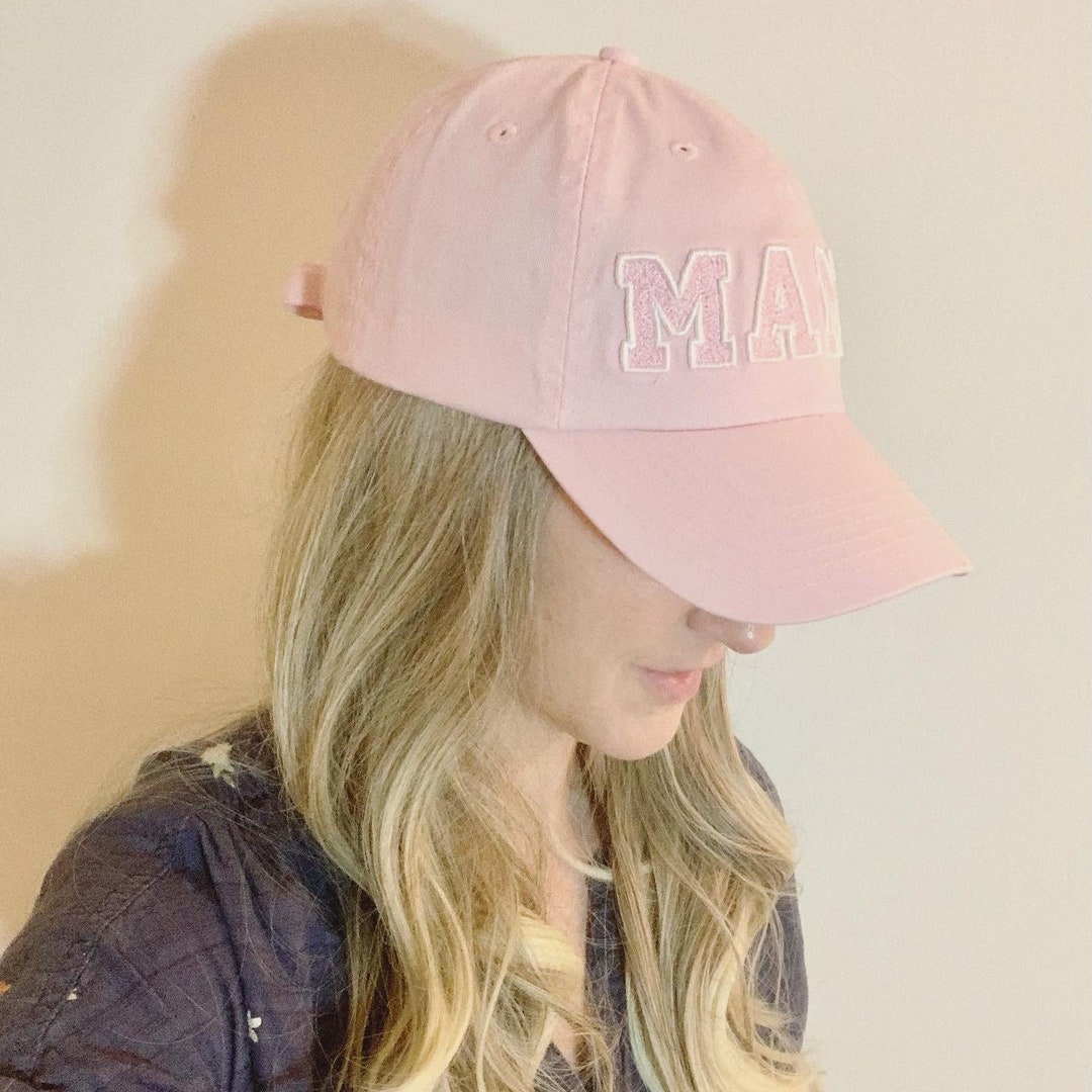 Custom Personalized Mama Chenille Hat Cute Gift for Mom Christmas Gift ...