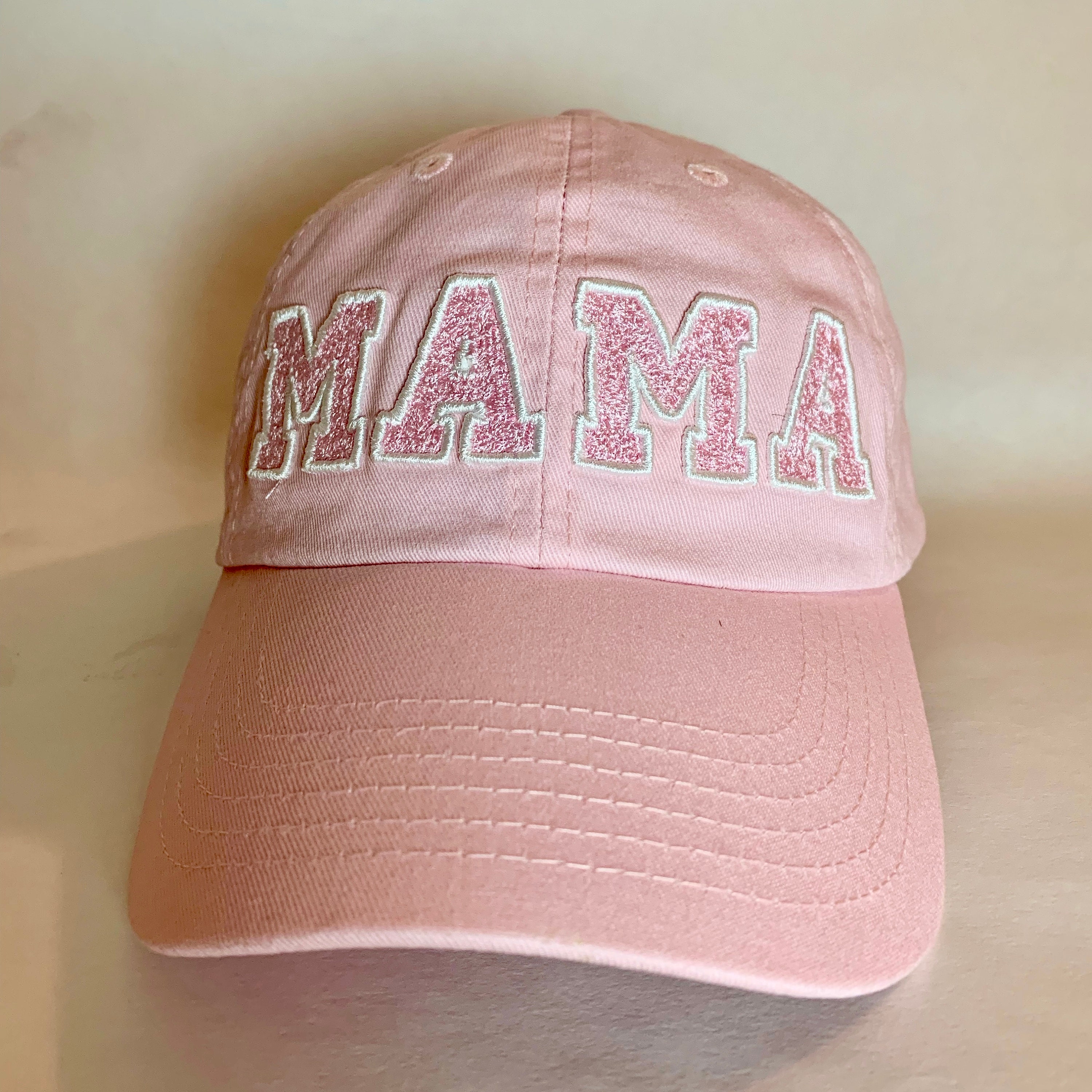 Custom Personalized Mama Chenille Hat Cute Gift for Mom Christmas Gift ...