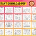 Halloween Activity Sheet (coloring Pages) | 20 Fun Pages for Kids - Etsy