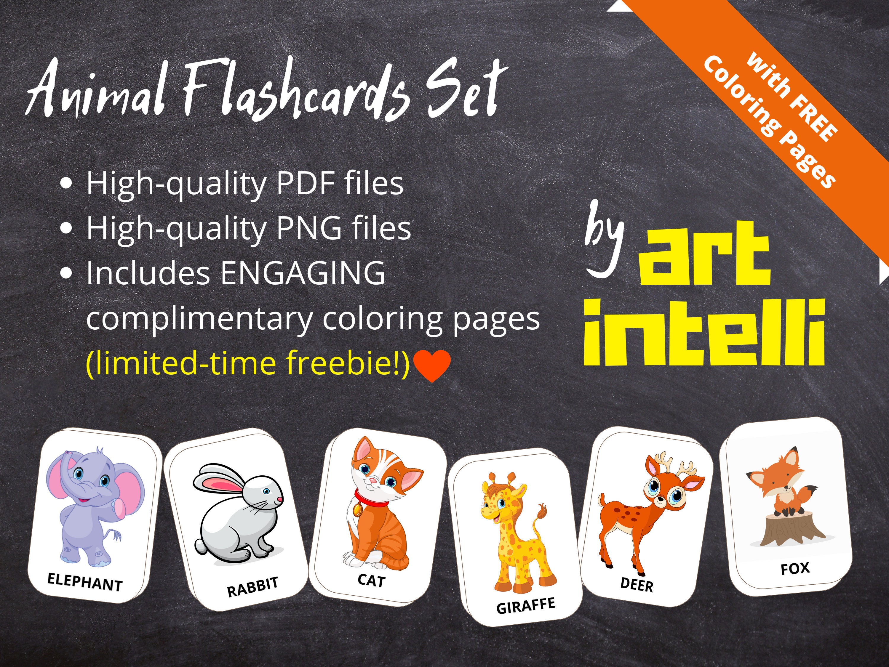 Printable Animal Flashcards for Montessori Students FREE Coloring Pages ...