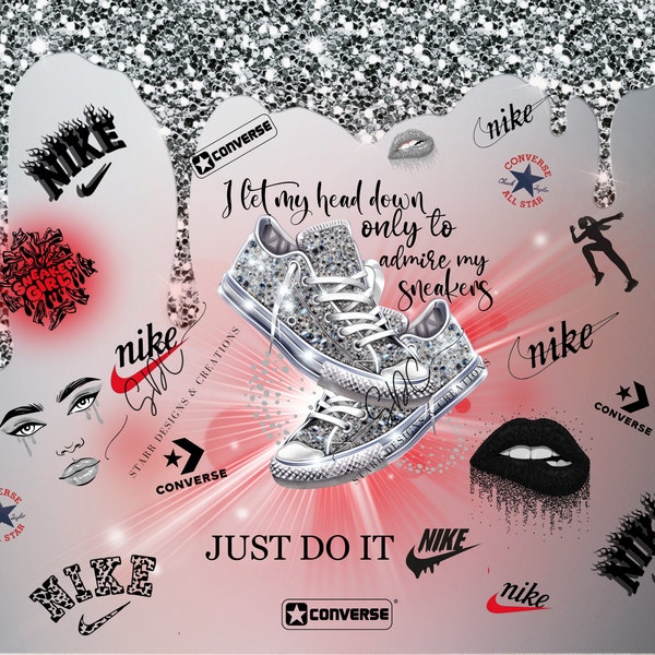 Nike Sneaker Tumbler Wrap - Etsy