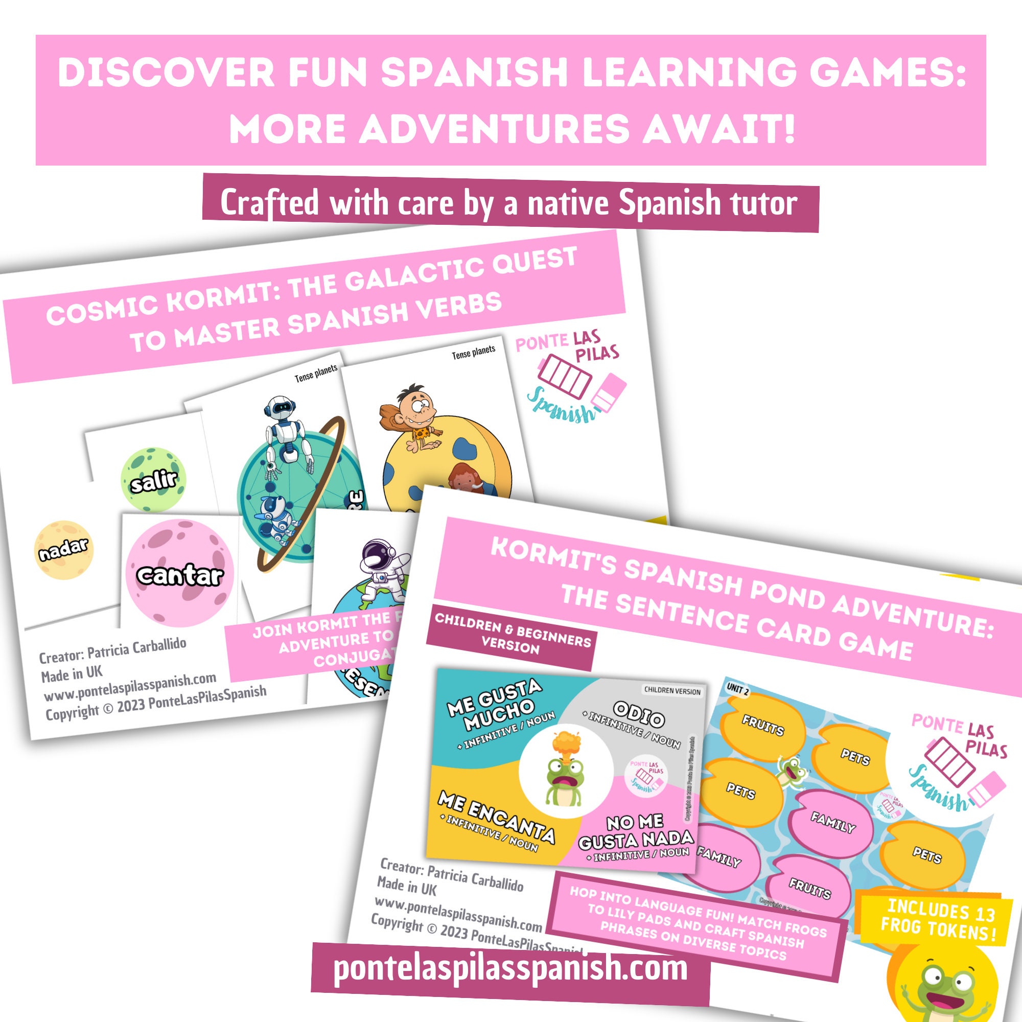 Spanish Flashcards for Year 7 Game Cards for Children - Etsy