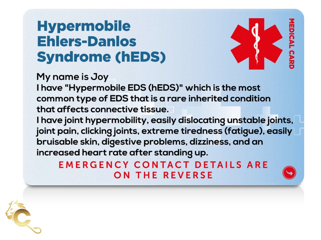 Hypermobile Ehlers-danlos Syndrome Heds Awareness Medical, 04/10/2024