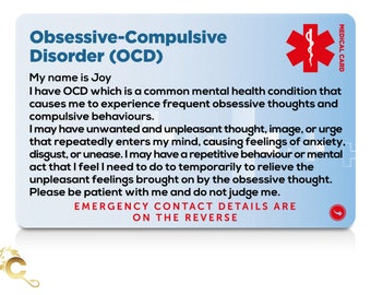 Ocd Id Card - Etsy