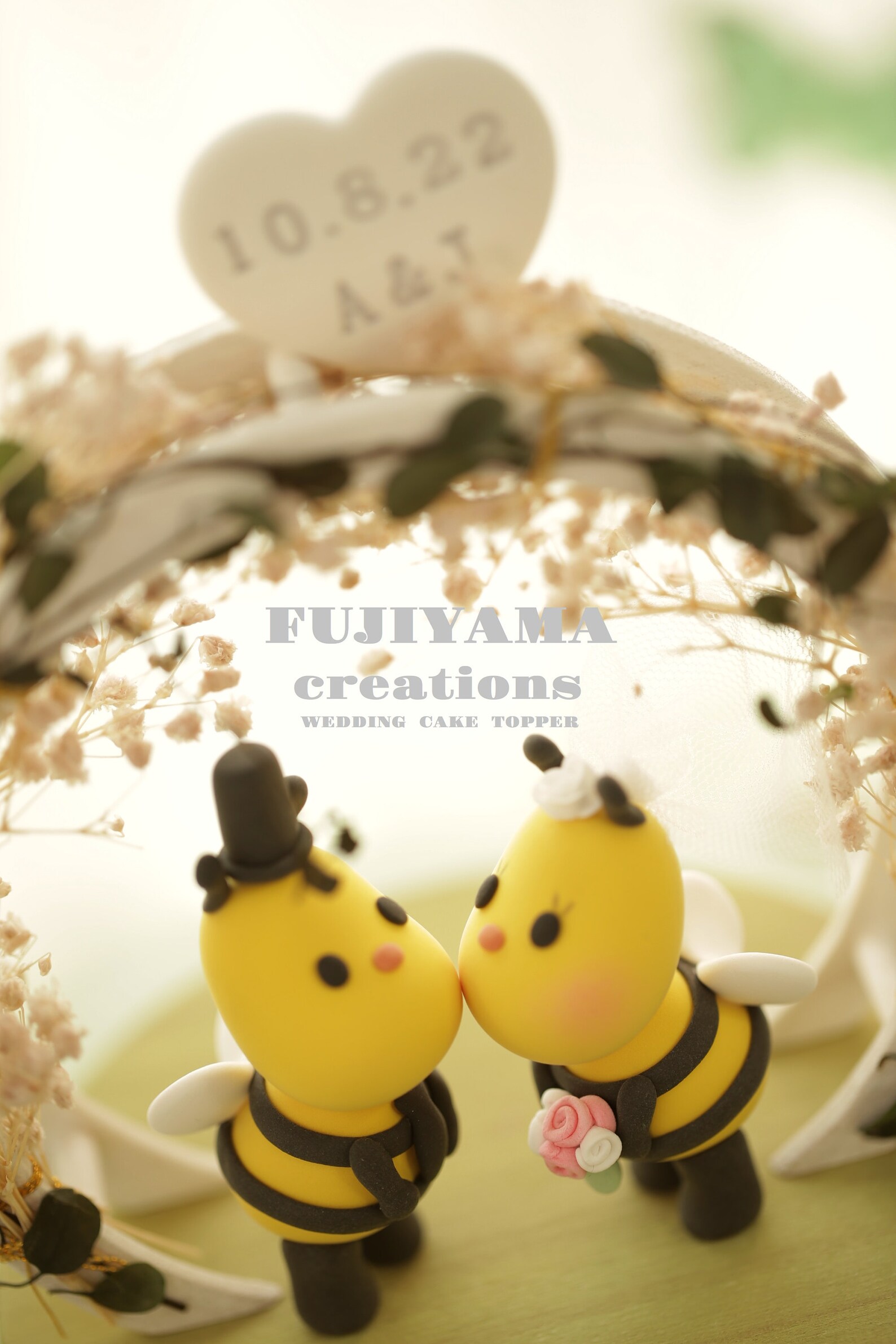 Kissing Bees Wedding Cake Topper,bee Cake Topper,ladybug Cake Topper ...
