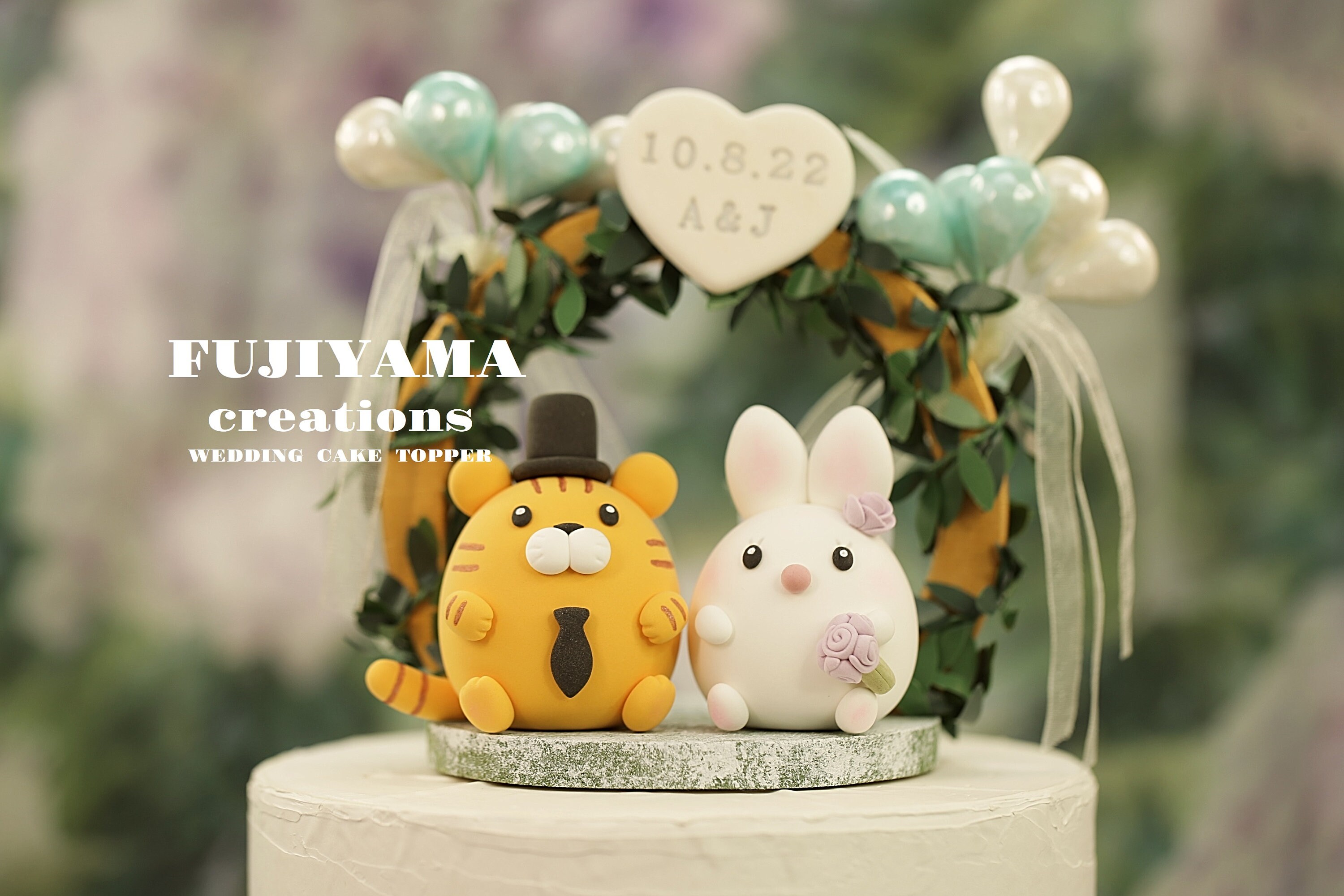 Tiger And Bunny Wedding Tiger And Dragon Wedding Cake Topper